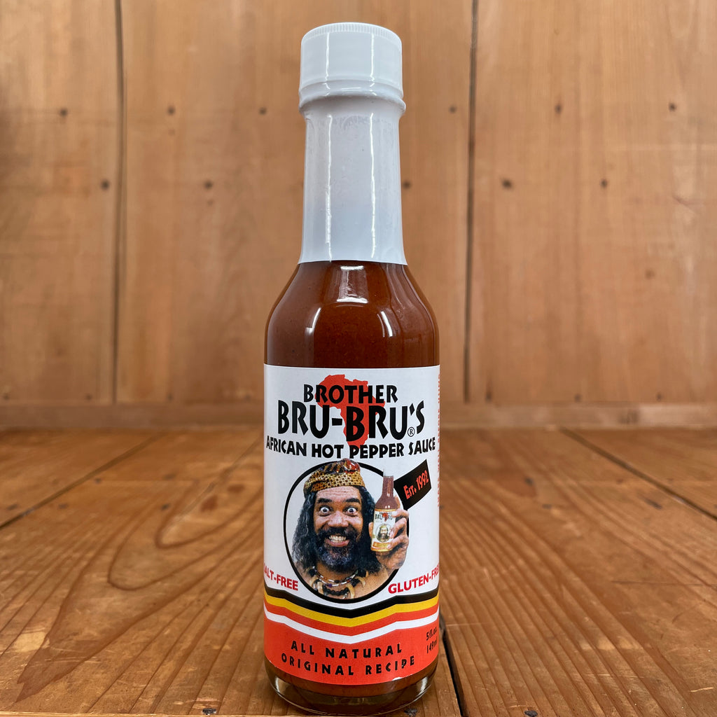 Brother Bru-Bru's African Hot Pepper Sauce - 5floz – Bernal Cutlery