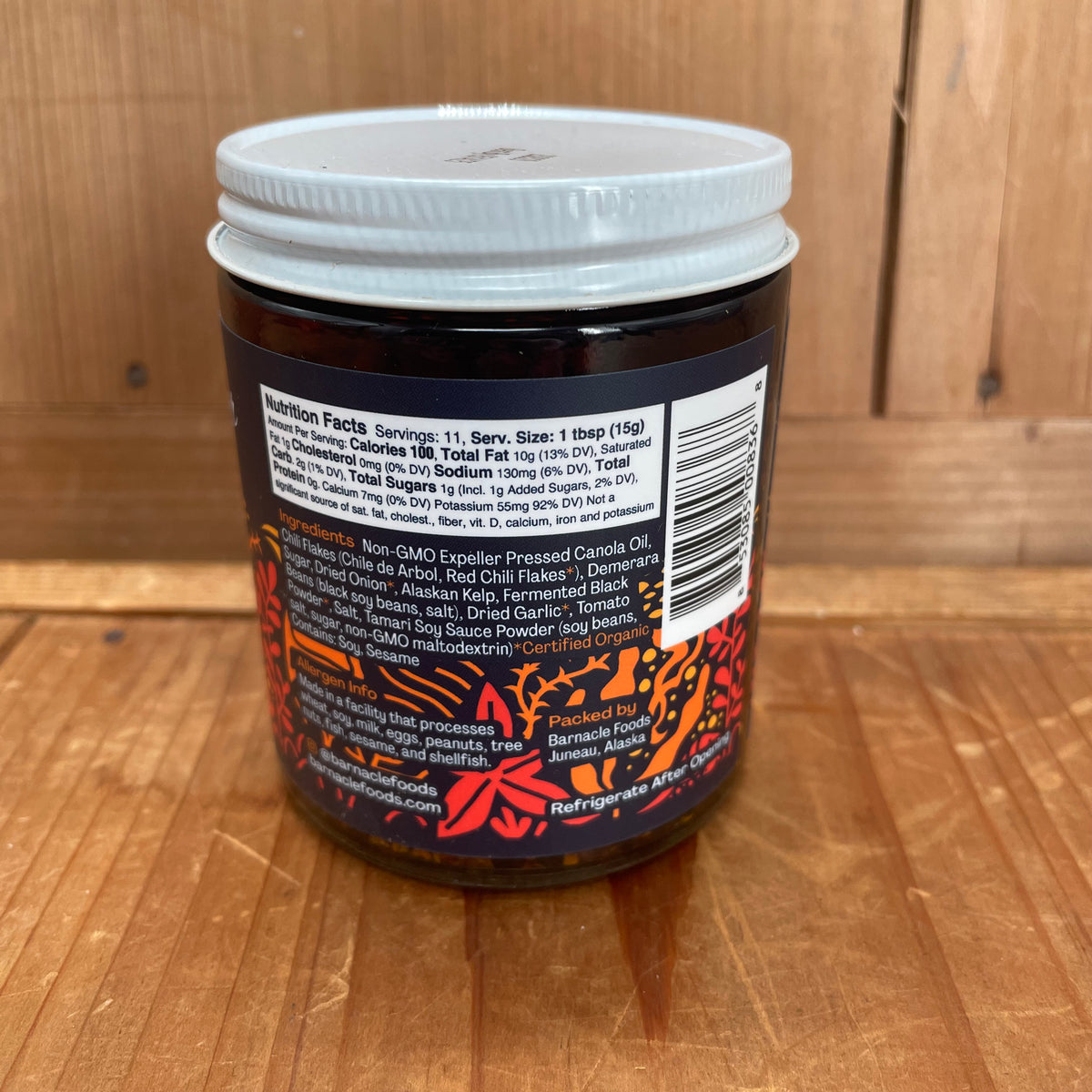 Barnacle Foods Kelp Chili Crisp 6oz Bernal Cutlery