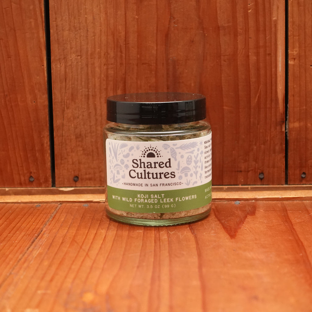 Shared Cultures Koji Salt with Wild Foraged Leek Flowers - 3.5oz ...