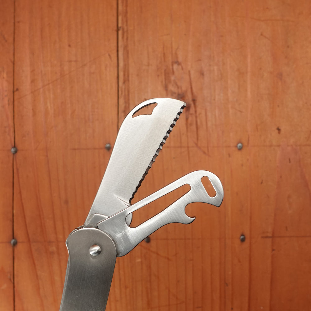 Ibberson 3 5/8" Sailing Knife Serrated Stainless with Locking Marlin S ...