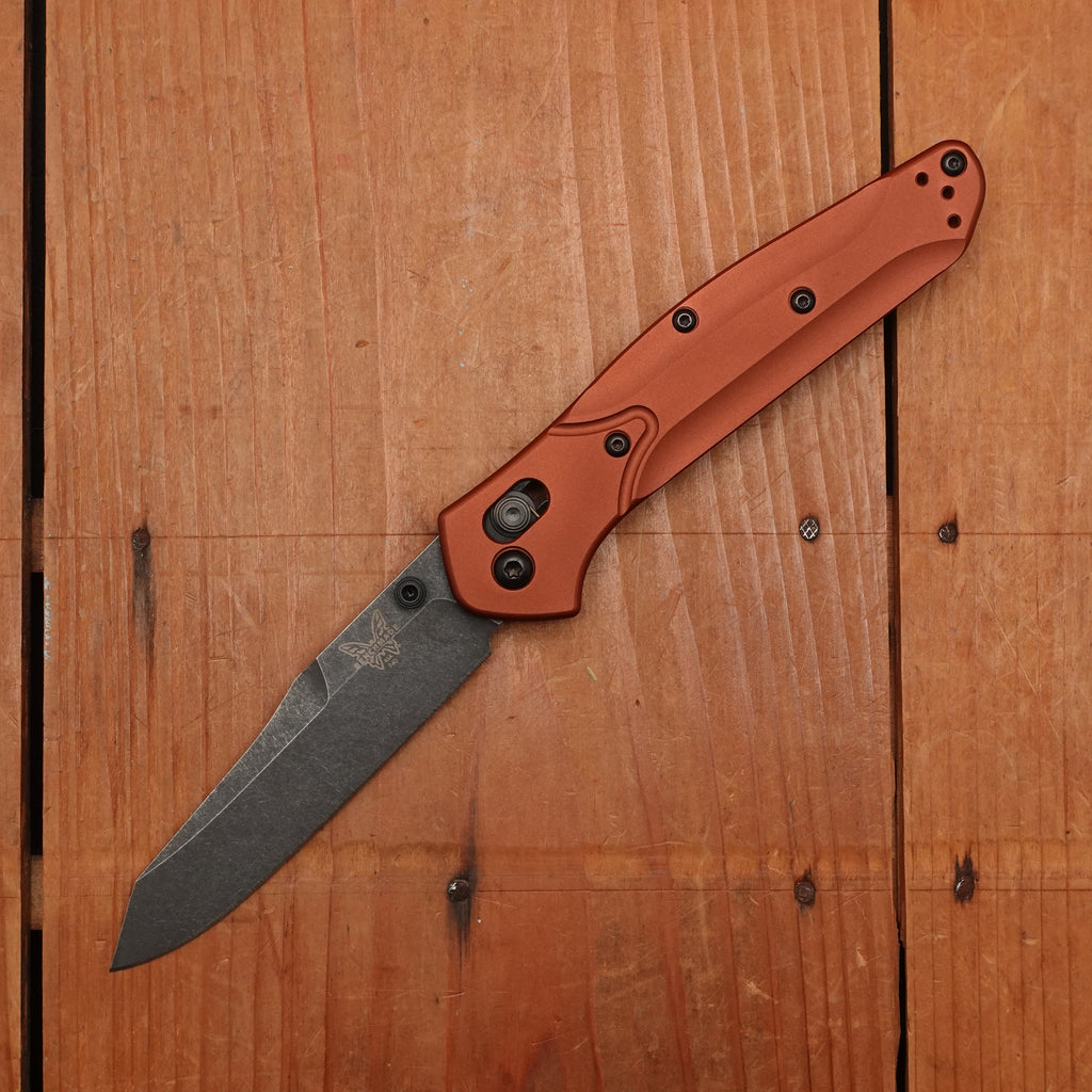 Benchmade 940BK-03 Osborne Reverse Tanto MagnaCut AXIS Lock Burnt Copp ...