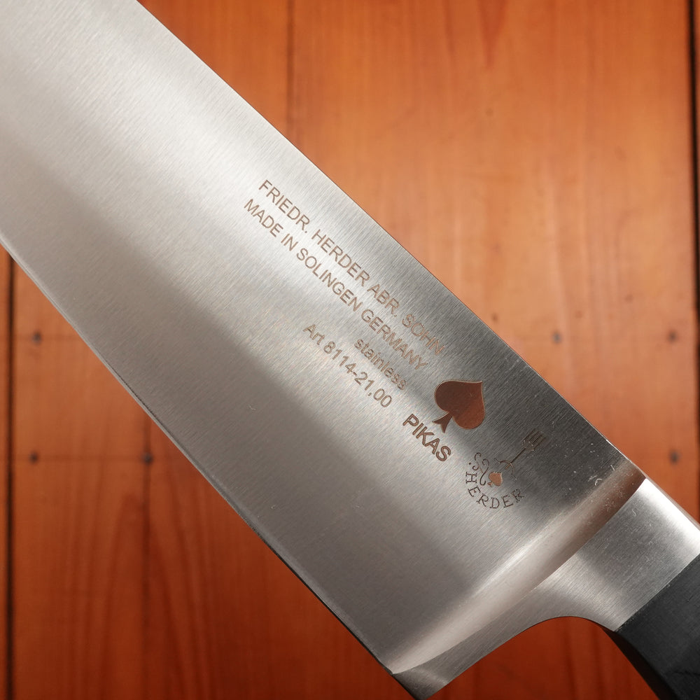 Friedr Herder Pikas 8” Chef Knife Forged Stainless POM – Bernal Cutlery