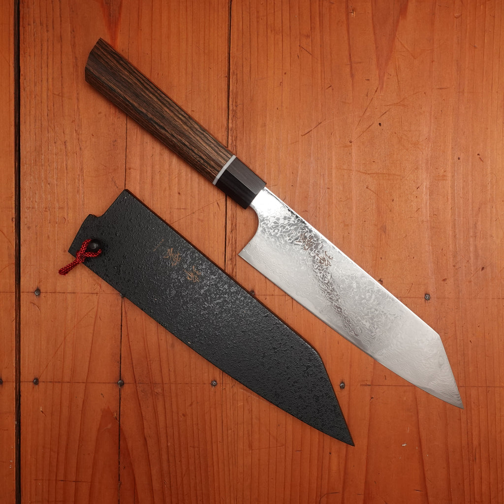 Seki Kanetsugu Zuiun 180mm Kiritsuke Santoku SG2 Stamina Wood Handle w ...