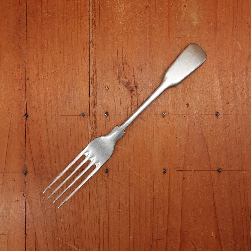 Old English Fiddle Table Fork Stainless Yorkshire Rose Tumbled Finish ...