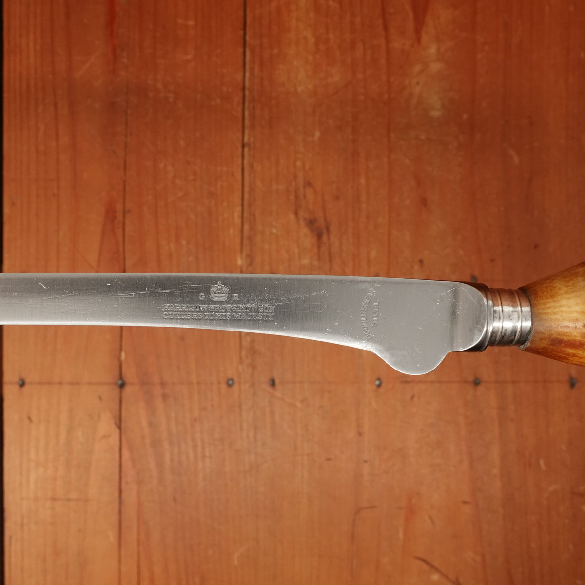 Harrison Bros & Howson 10” Ham / Salmon Slicer Double Shear Carbon Ste ...