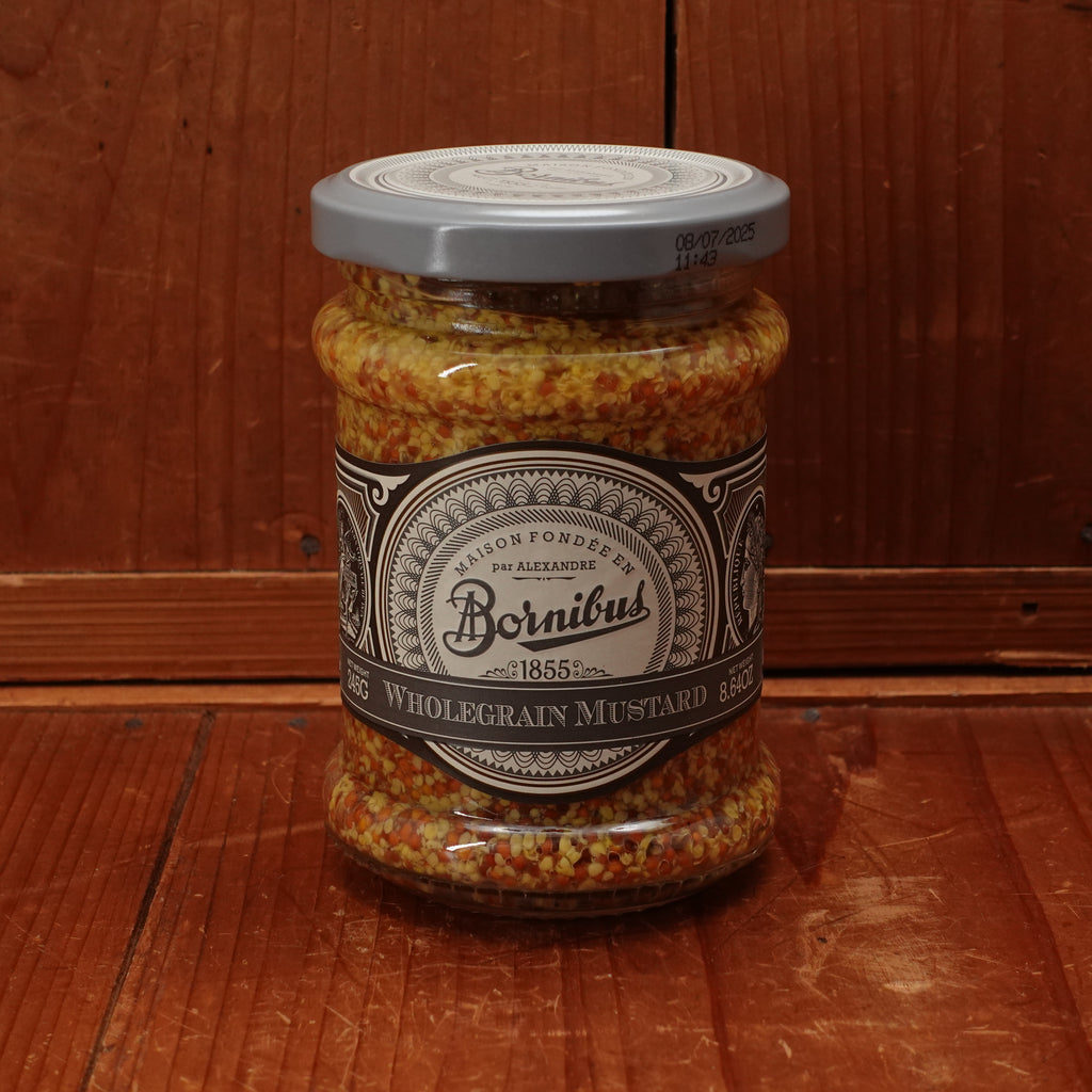 Bornibus Wholegrain Mustard - 245g – Bernal Cutlery