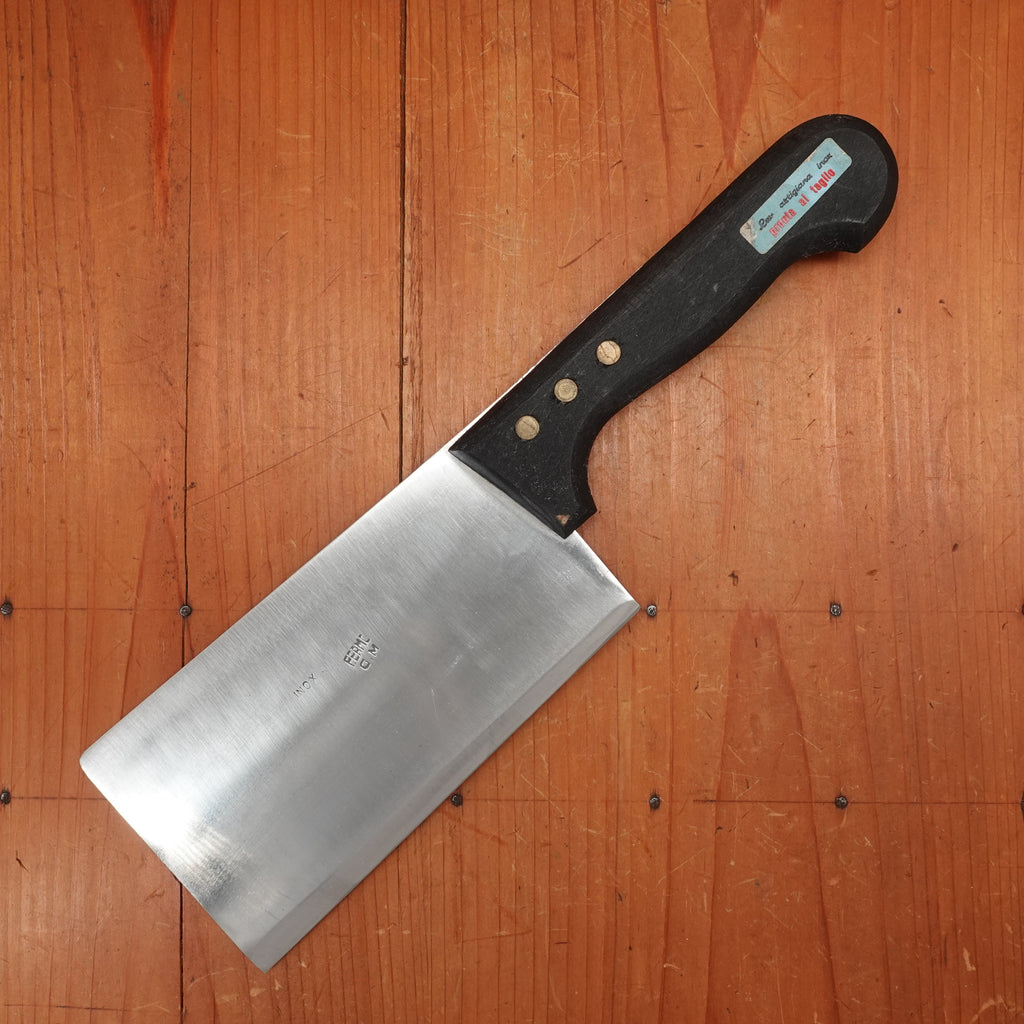 Fermo GM 160mm Cleaver Stainless & Beech - Italy 1960s-70s – Bernal Cutlery