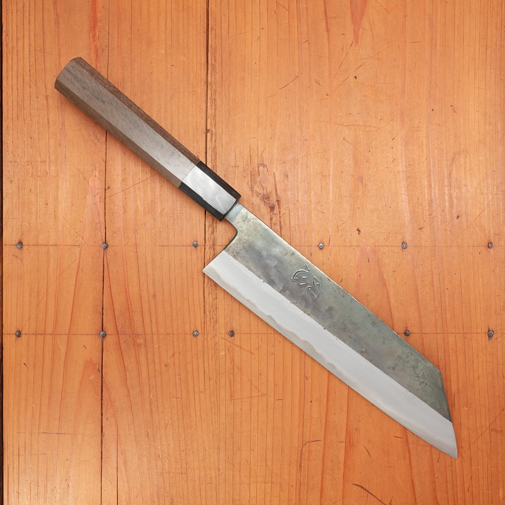 Hatsukokoro Kurosagi 210mm Kiritsuke Gyuto Aogami Super Kurouchi San M ...