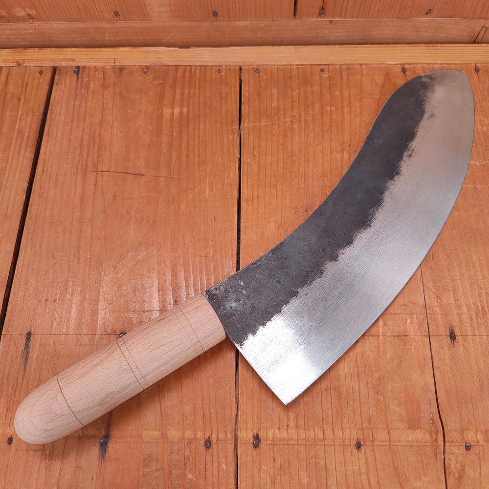 Zirh Turkish Mincing Knife 300mm Carbon Hardwood Handle – Bernal Cutlery