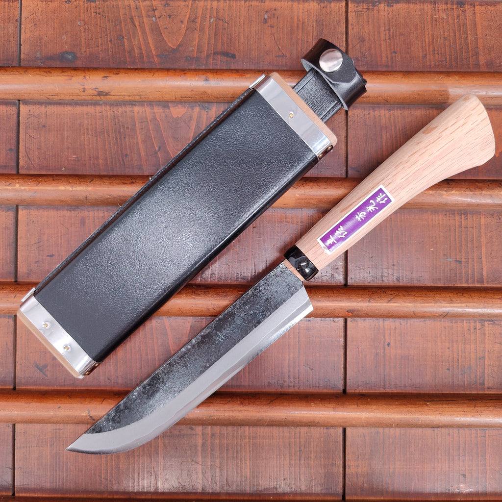 Yoshimitsu 180mm Bamboo Nata Aogami 2 Double Bevel – Bernal Cutlery